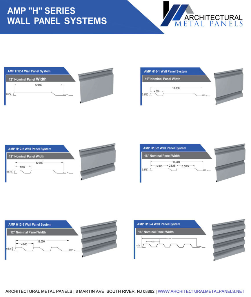 AMP Wave 12-3 Metal Wall Panels | Architectural Metal Panels